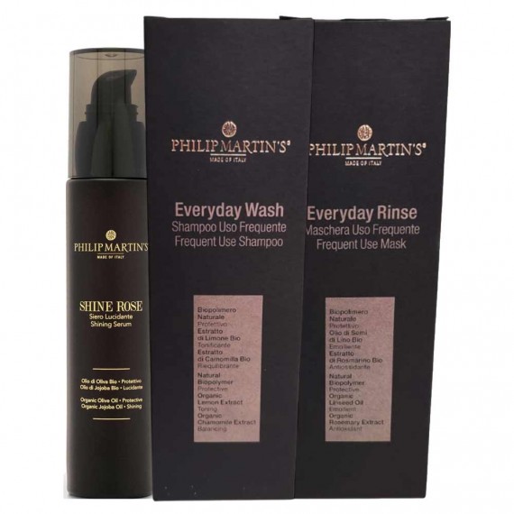 Philip Martin's Everyday Wash+Rinse+Siero Lucidante Termoprotettore 320 ... Philip Martin's Everyday Wash+Rinse+Siero Lucidante Termoprotettore 320 ...